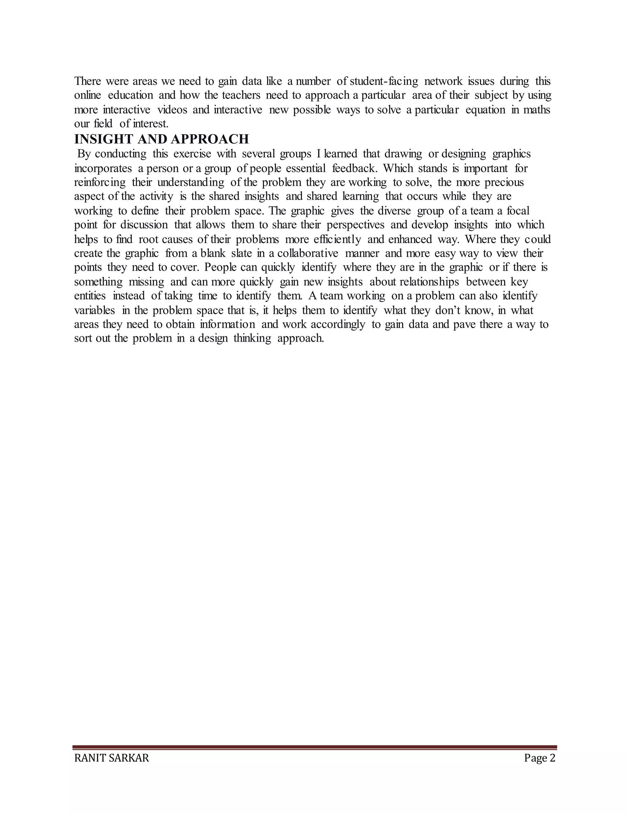 Visualization as tool Design Thinking | DOCX | Graphics Software | Computer Software and ...