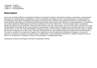 Visualization Analysis and Design (AK Peters Visualization Series) | PPT