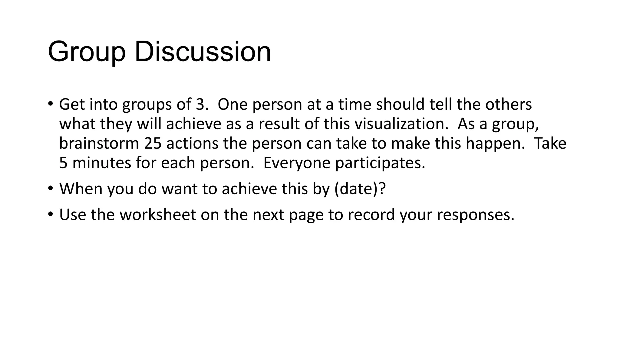 Visualization exercise | PPTX