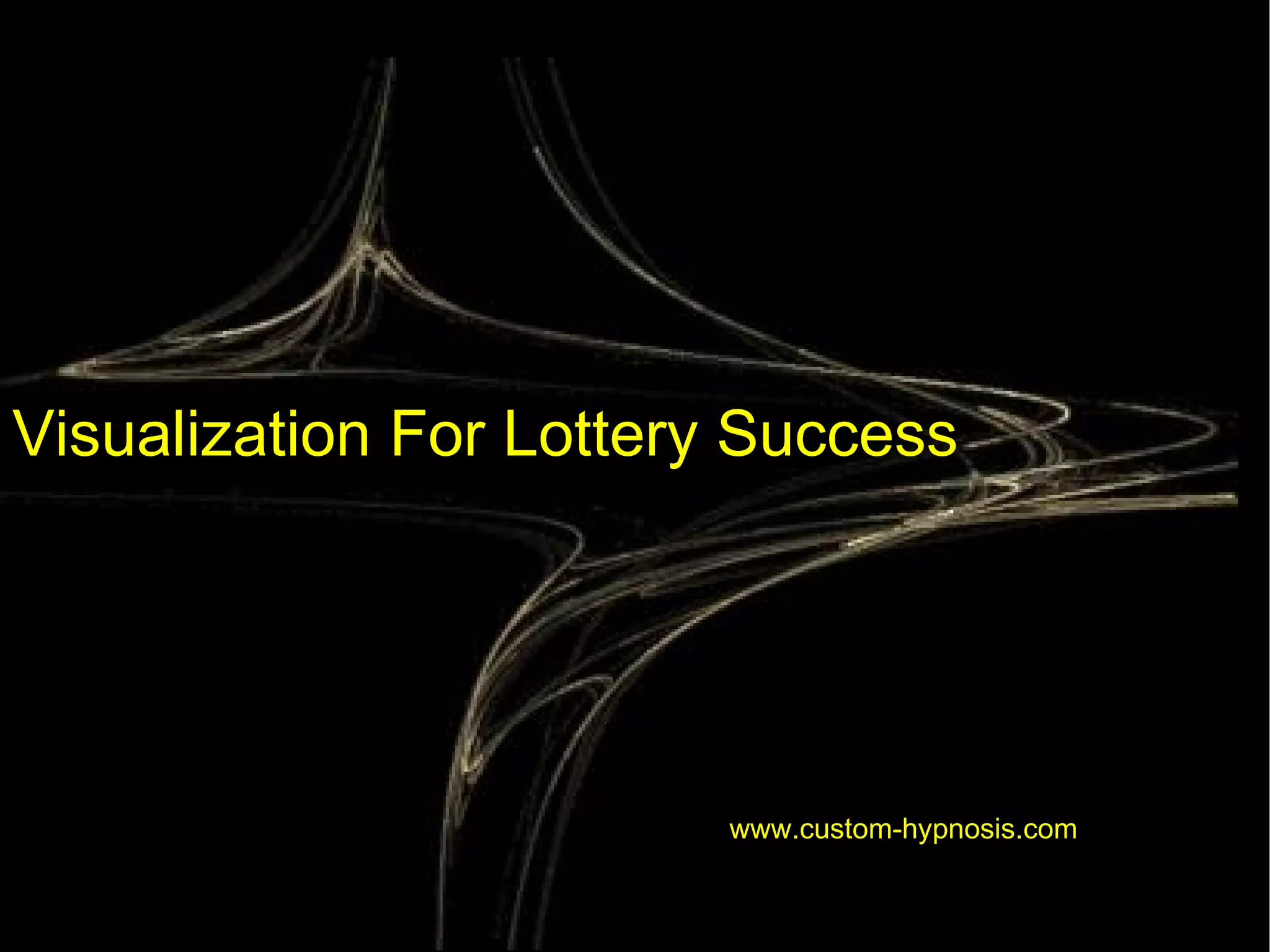 Visualization For Lottery Success | PPT