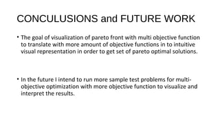 Visualization of pareto front for multi objective optimization | PPT