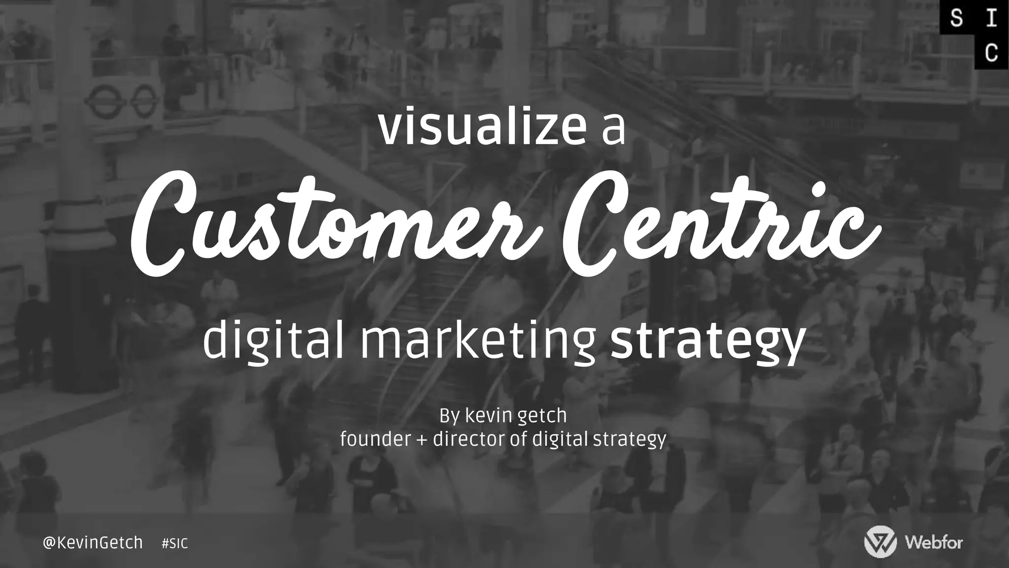 Visualize a Customer Centric Digital Marketing Strategy | PPT