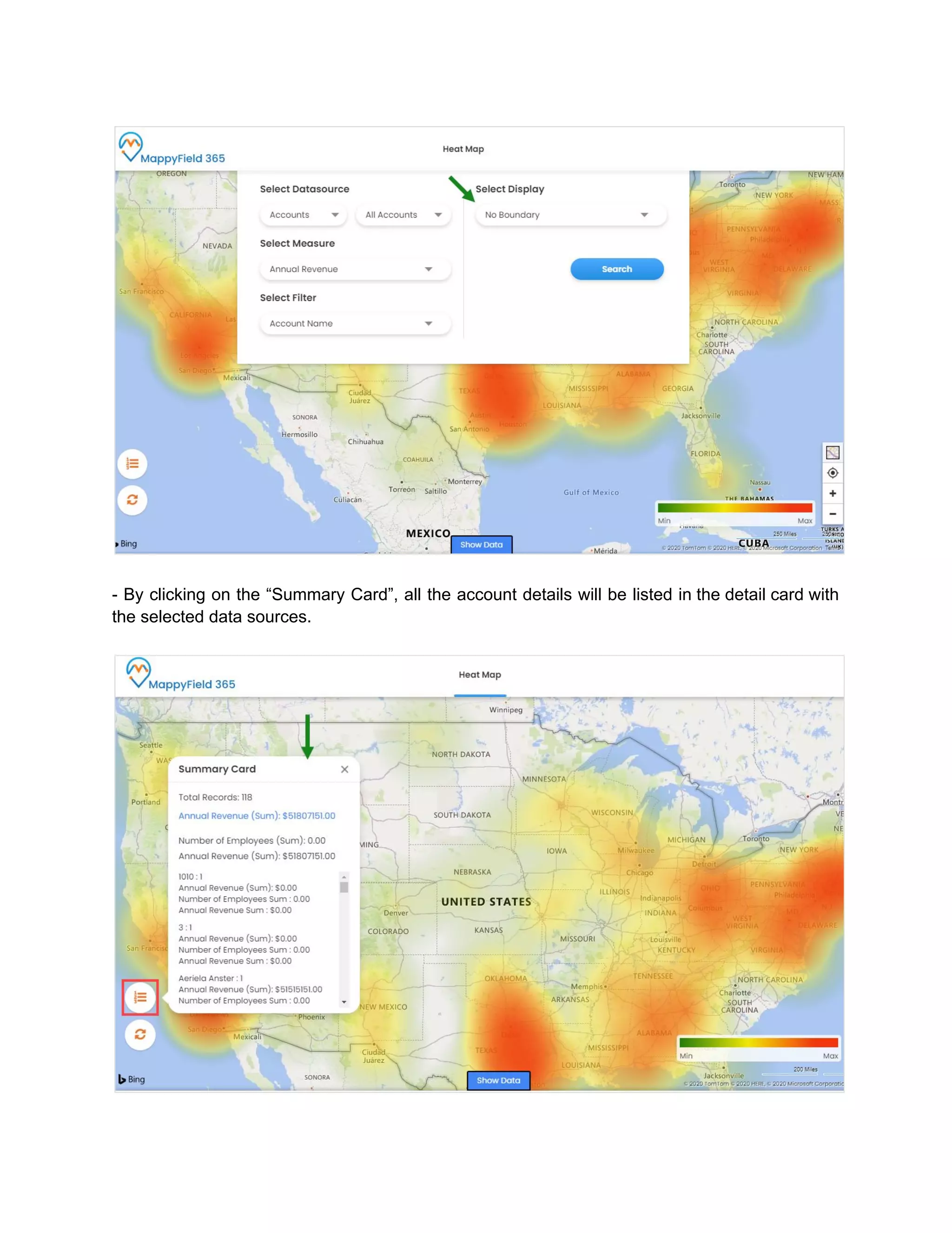 Visualize And Analyze Dynamics Crm Data On Heatmap Pdf Geography