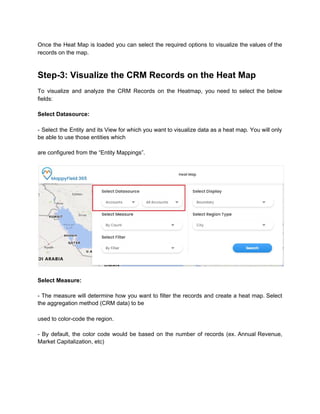 Visualize and analyze dynamics crm data on heatmap | PDF | Geography ...