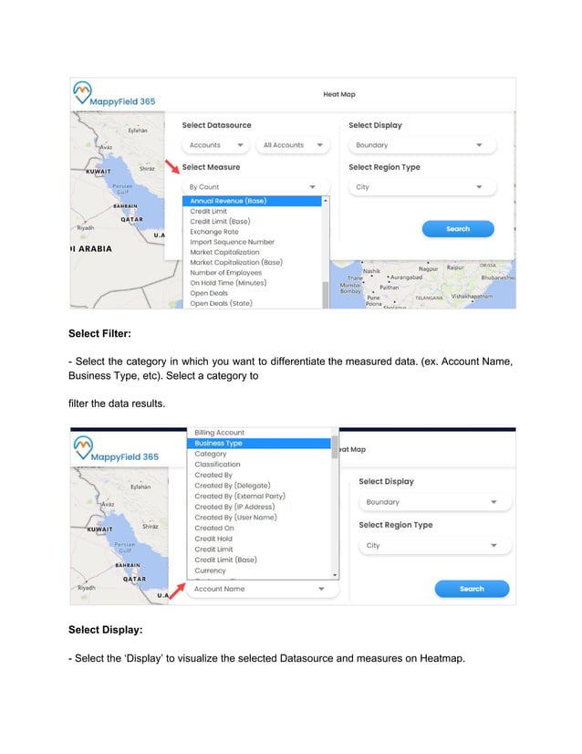 Visualize And Analyze Dynamics Crm Data On Heatmap Pdf Geography Science