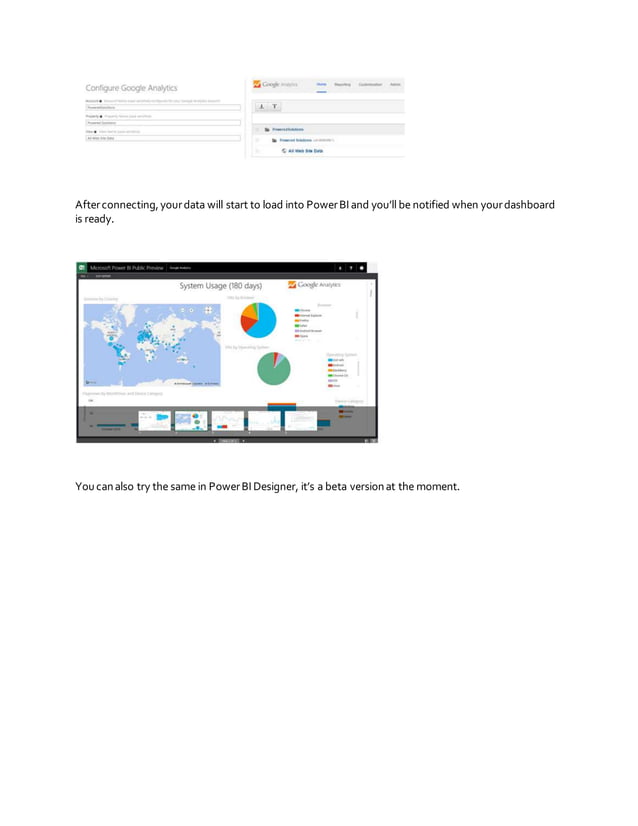 Visualize and explore your google analytics data with power bi | DOCX