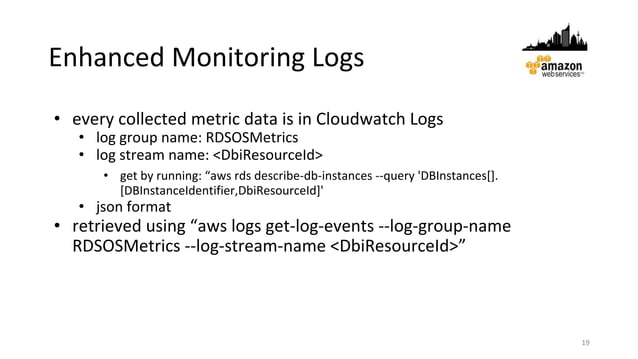 Visualization of RDS metrics using AWS CLI and JQuery at AWS Usergroup Leipzig | PPT