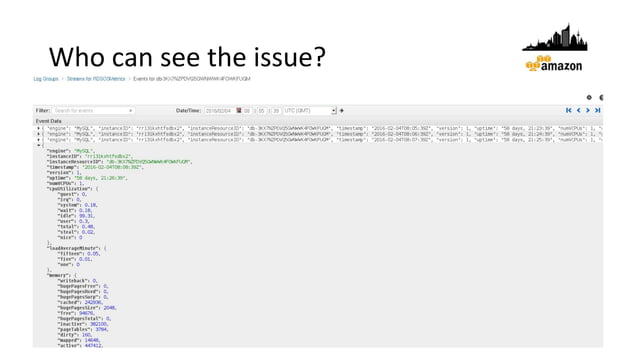 Visualization of RDS metrics using AWS CLI and JQuery at AWS Usergroup Leipzig | PPT