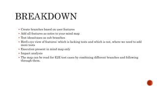 Visualize Test Scenarios Using Mind Maps - SeleniumConf Austin 2017 | PPTX