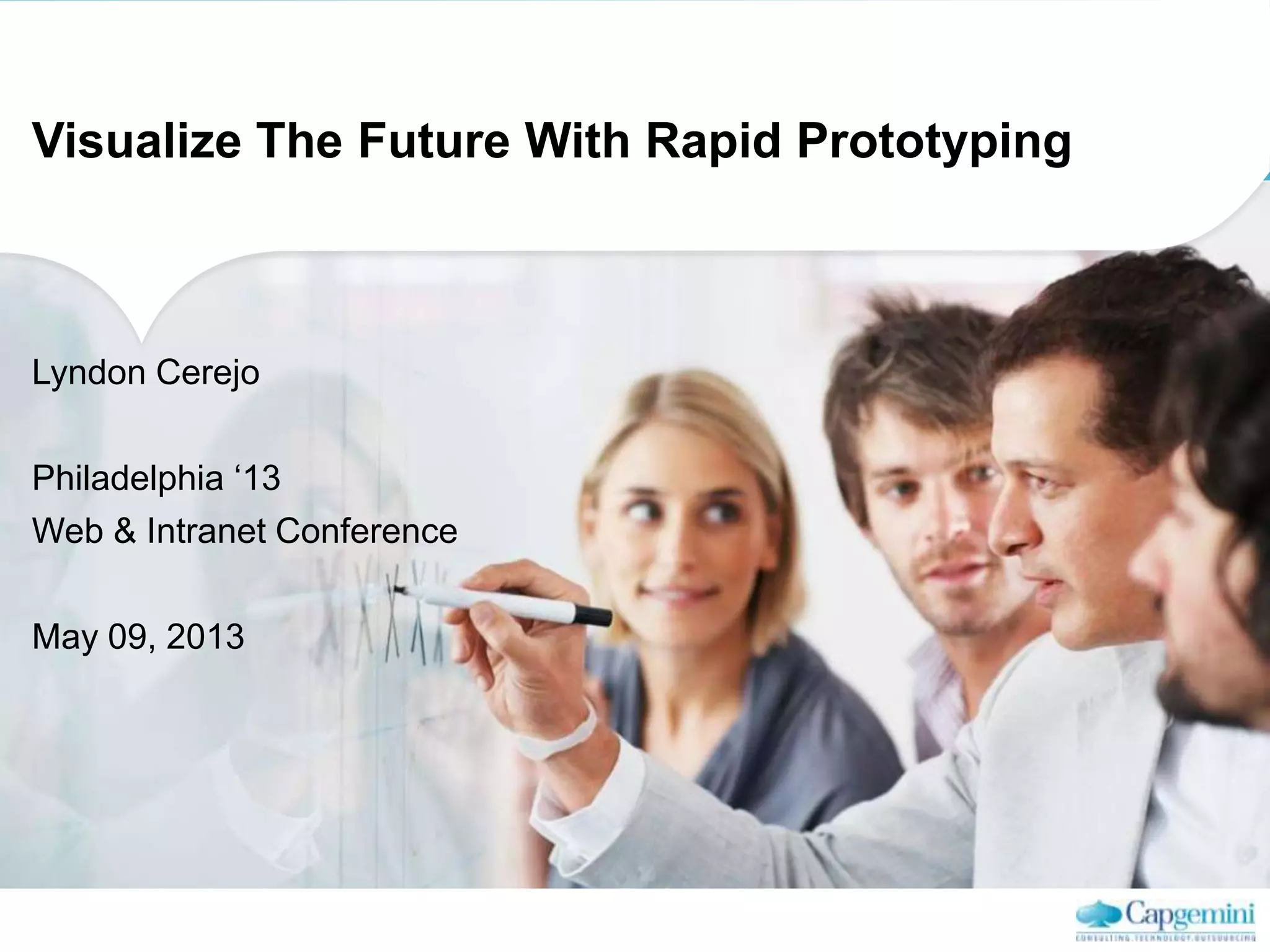Visualize the future with rapid prototyping | PDF