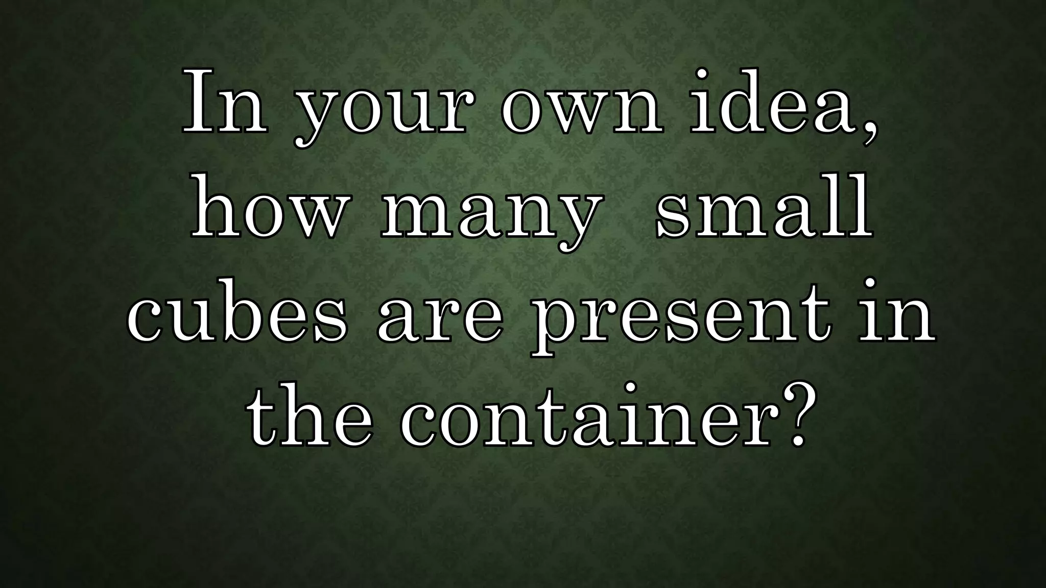 Visualize the volume of a cube and rectangular prism | PPTX