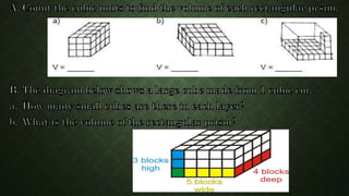 Visualize the volume of a cube and rectangular prism | PPTX | Physics ...
