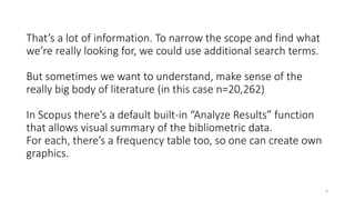 Visualizing data visualization using scopus | PPT