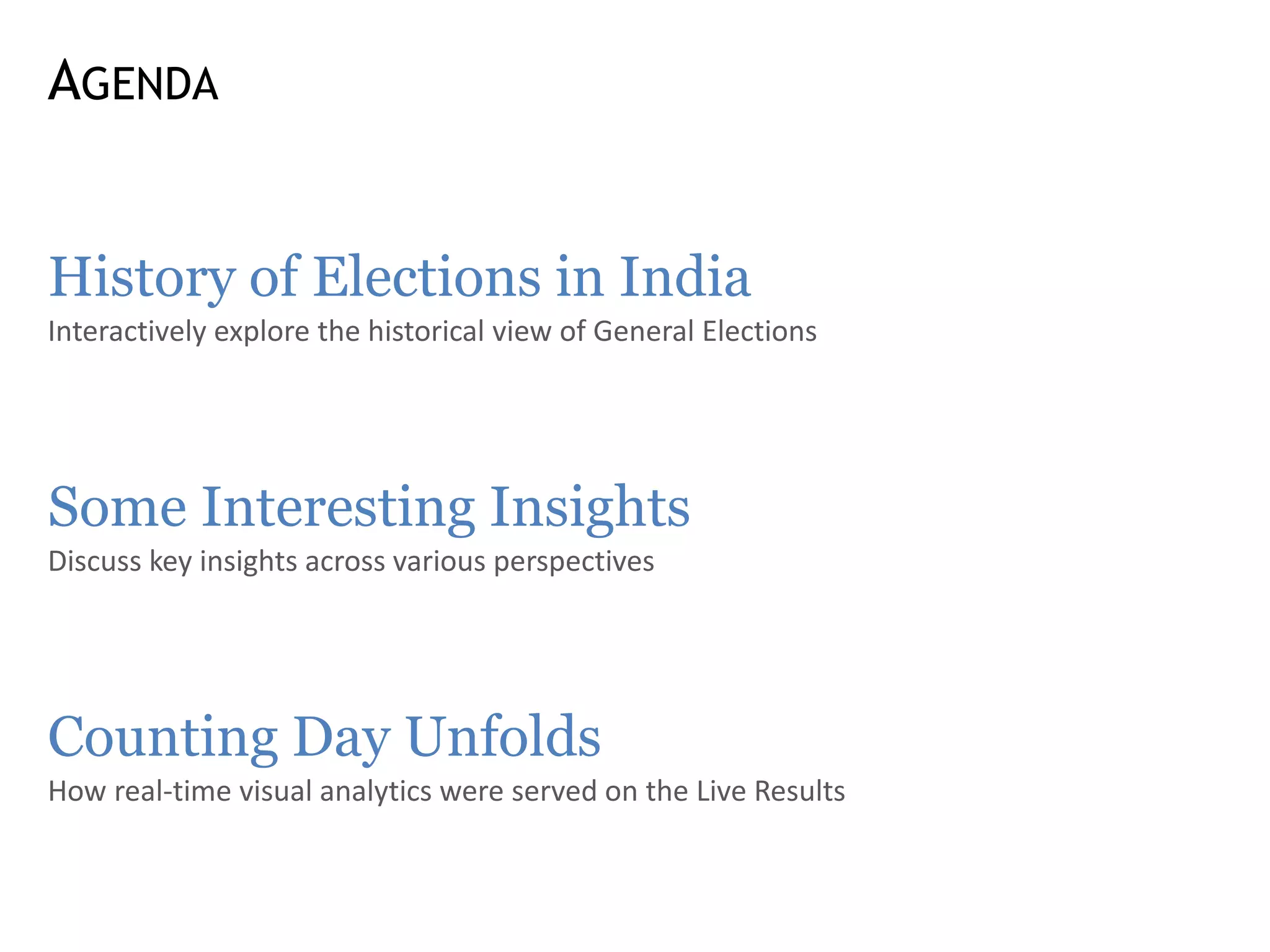 Visualizing the Indian Elections | PPT