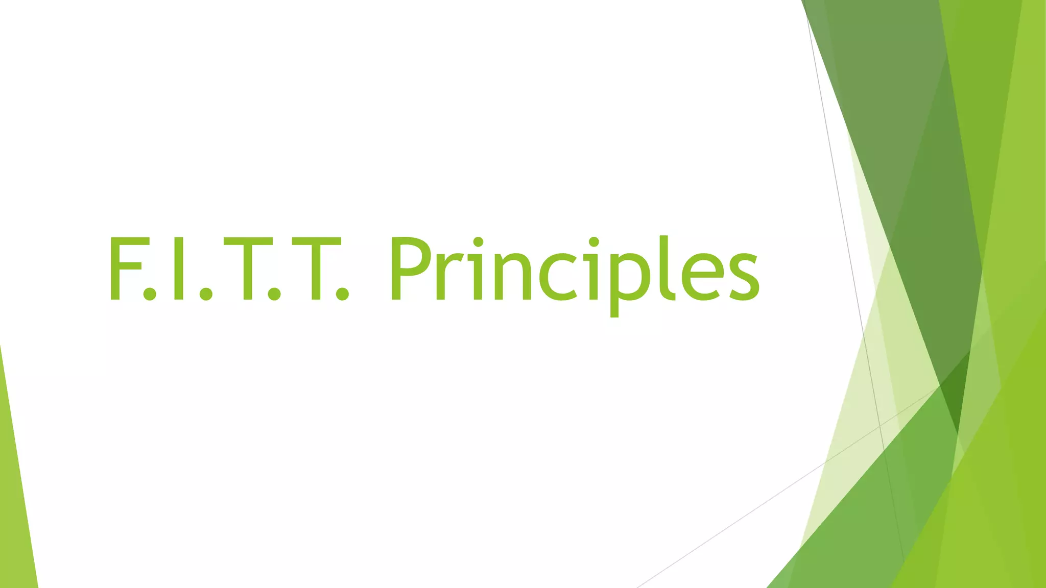 Visualizing fitness & exercise programs - FITT Protocol | PPTX