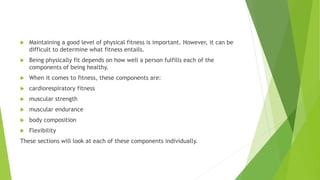 Visualizing fitness & exercise programs - FITT Protocol | PPTX
