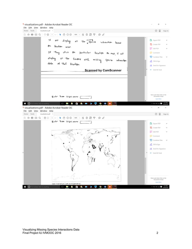 Iu Data Visualization Class Final Project Visualizing Missing Species Interactions Pdf