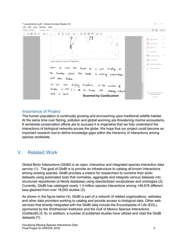Iu Data Visualization Class Final Project Visualizing Missing Species Interactions Pdf