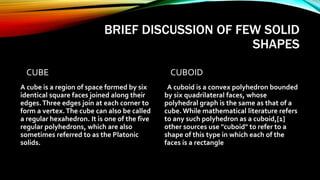 Visualizing solid shapes | PPTX | 3-D Graphics | Computer Software and ...