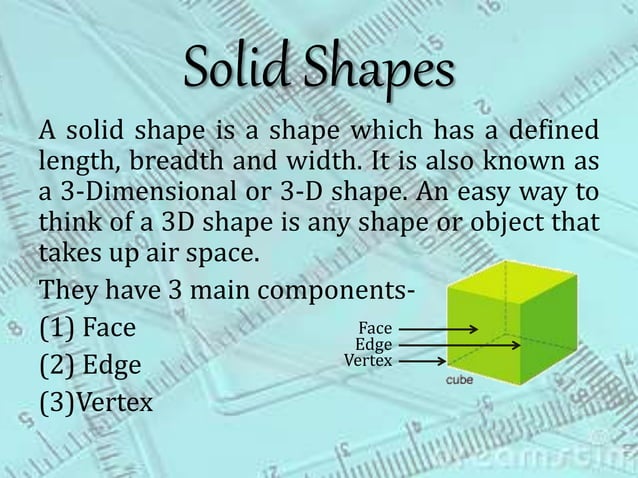 Visualizing solid shapes | PPTX | 3-D Graphics | Computer Software and ...
