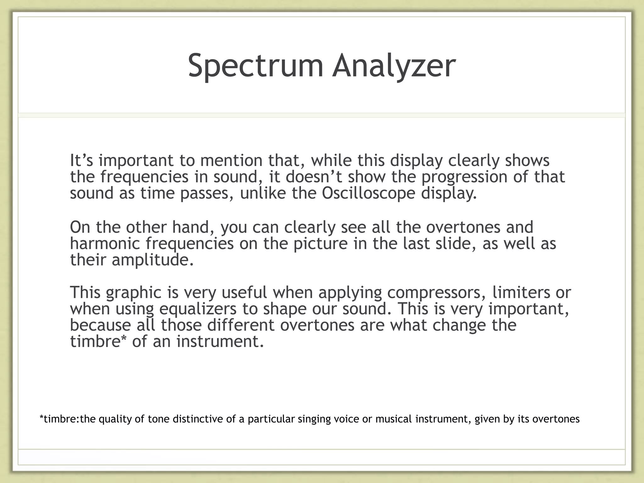 Visualizing sound by Antonio G | PPTX