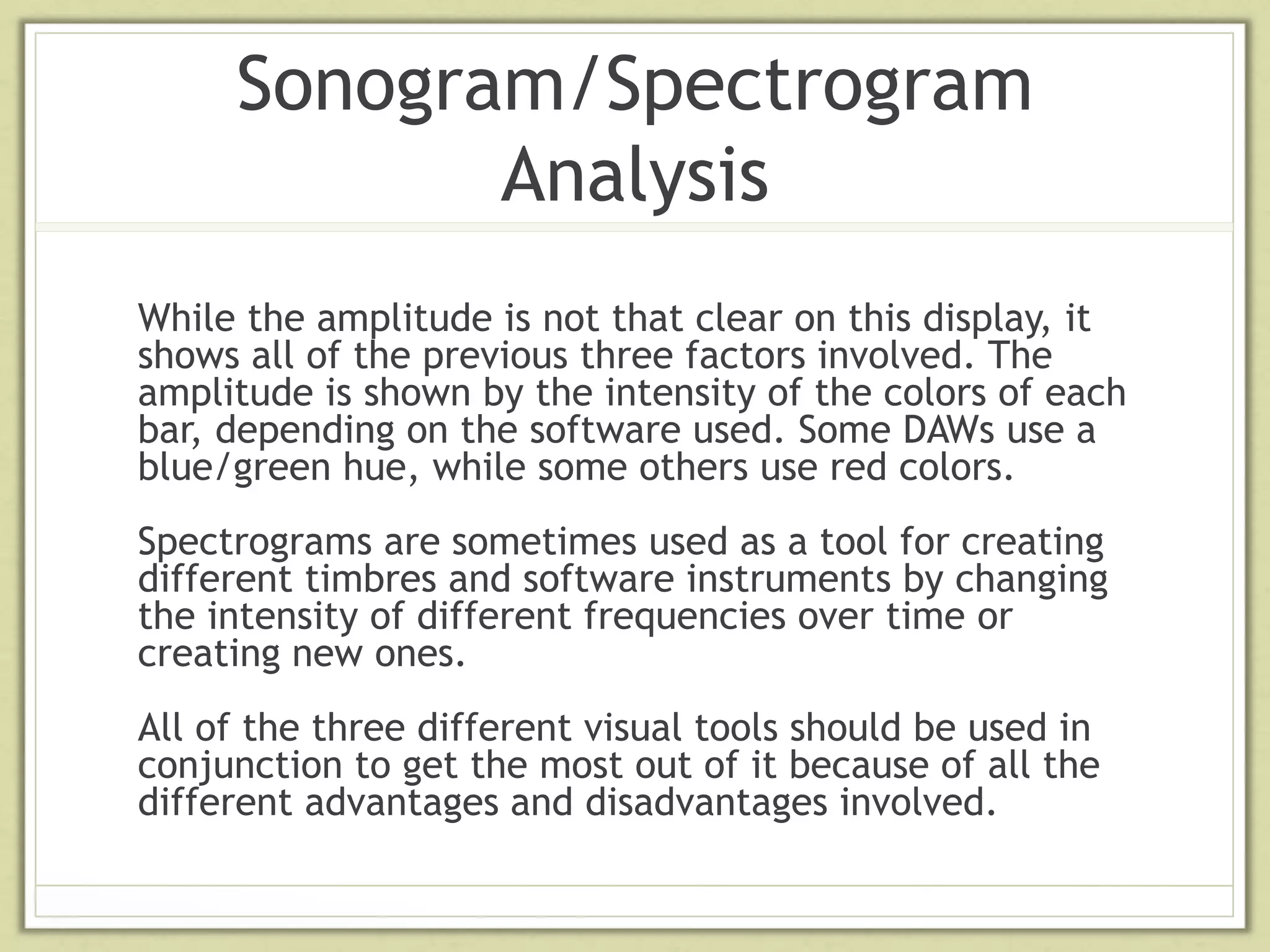 Visualizing sound by Antonio G | PPTX