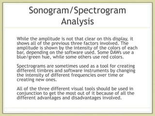 Visualizing sound by Antonio G | PPTX