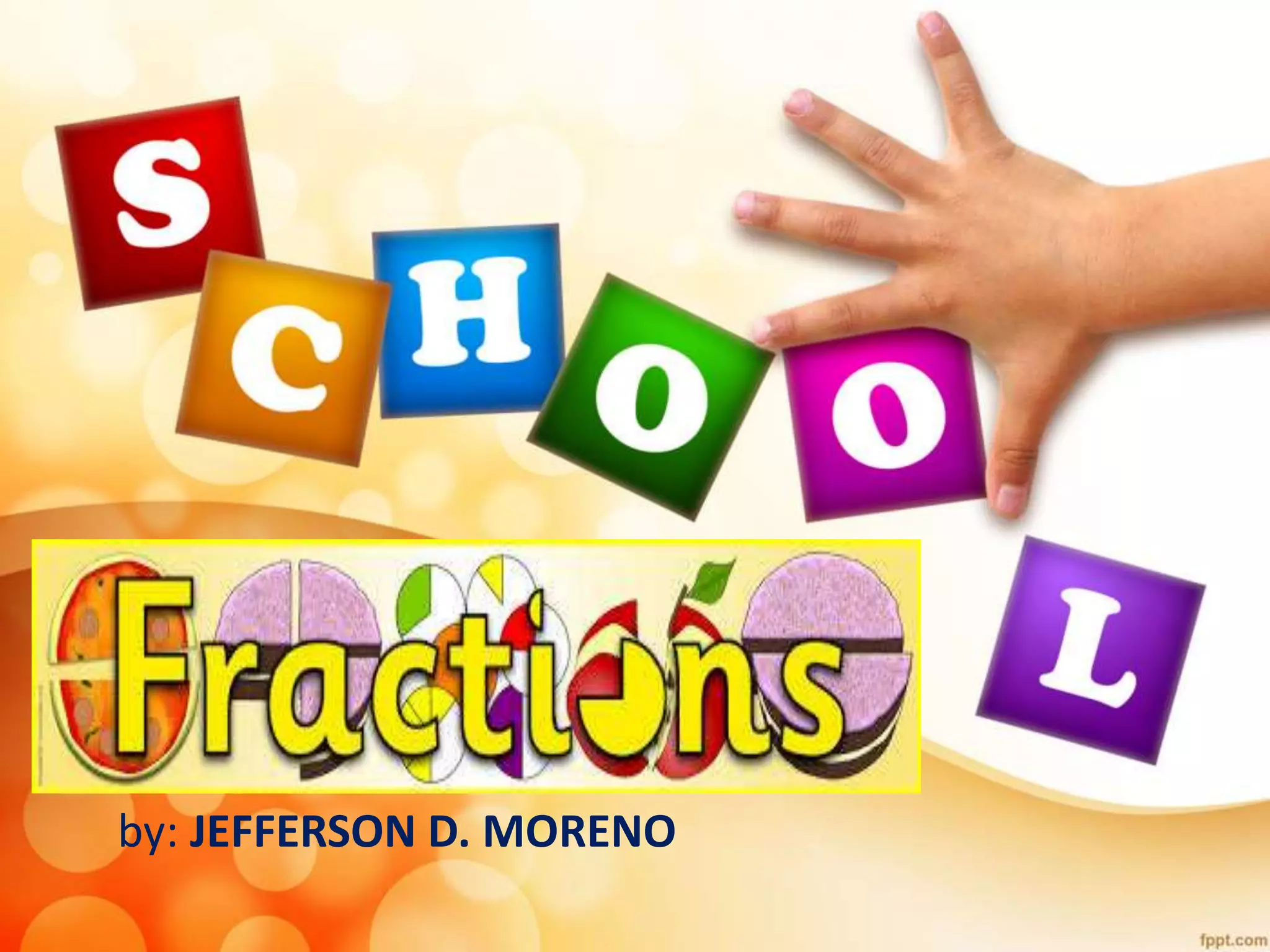 Visualizing subtraction of fraction with a whole number | PPT