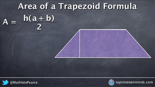 Visualizing the Area of a Trapezoid Formula - Deriving the Algebraic