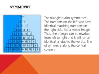 Visualizing the pascal’s triangle | PPTX