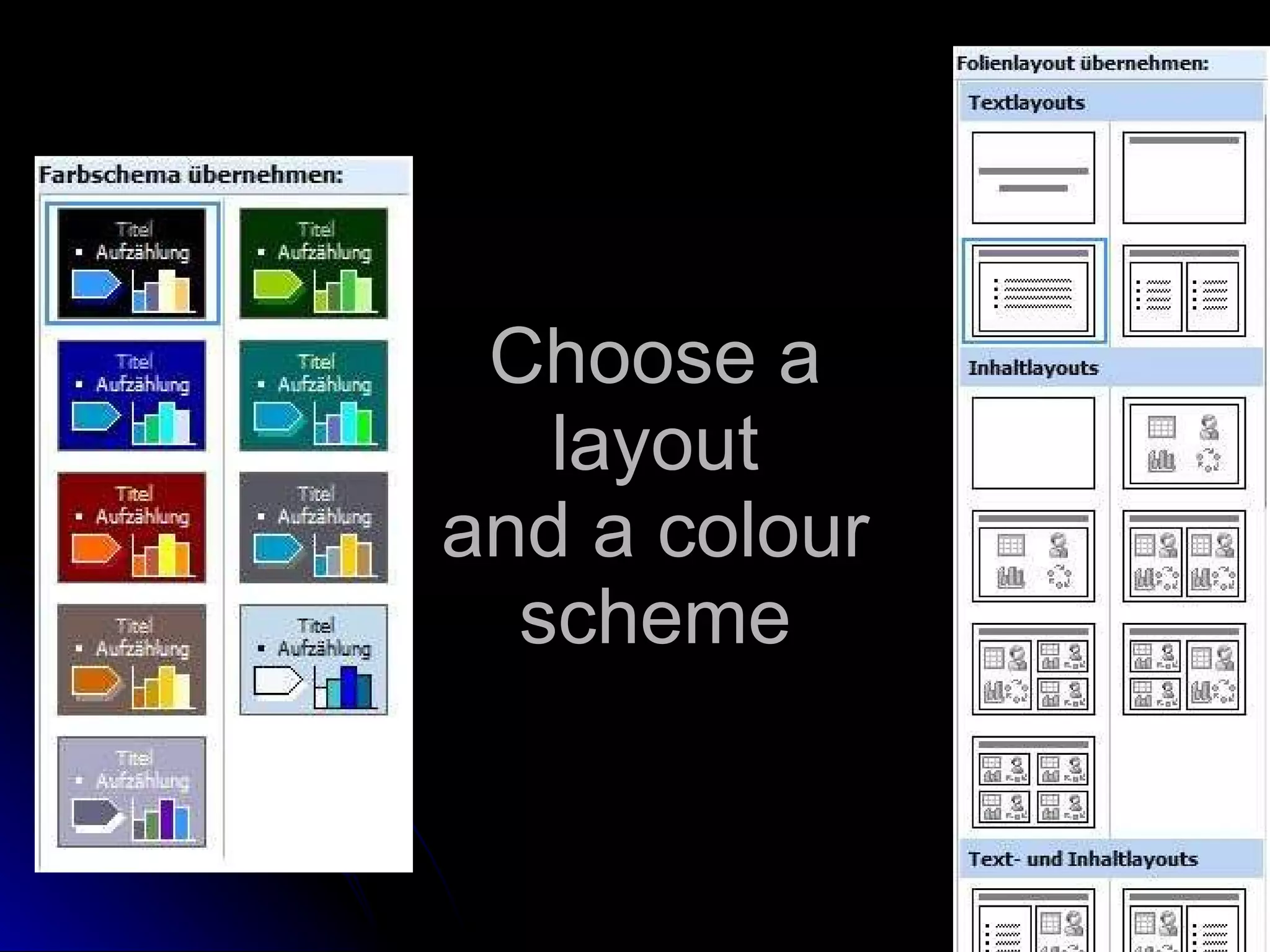Visualizing with power point | PPT