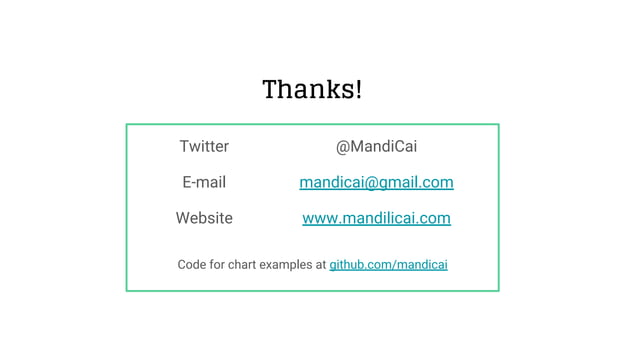 Visualizing your data in JavaScript | PDF | Web Development | Internet