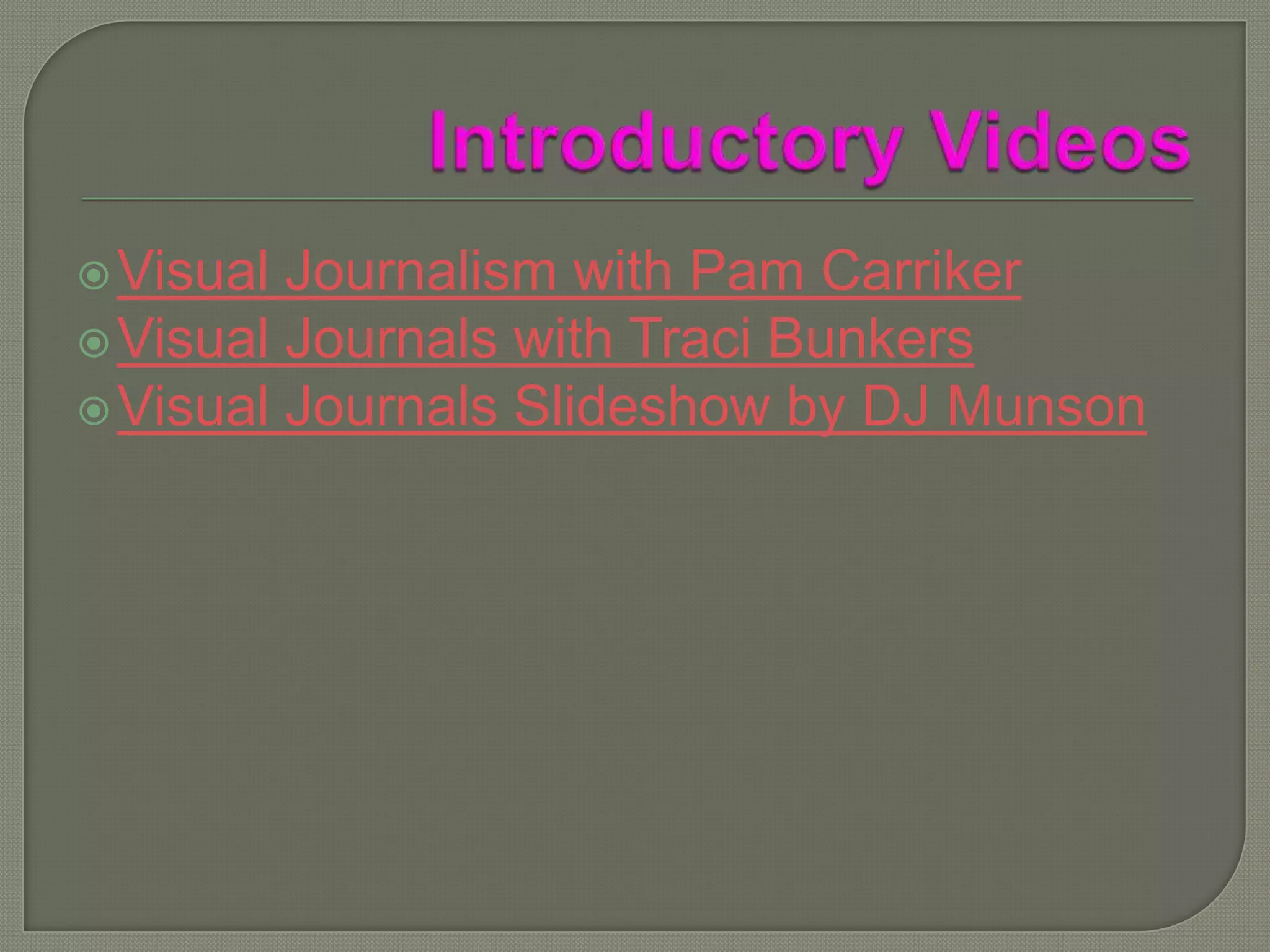 Visual Journals | PPTX