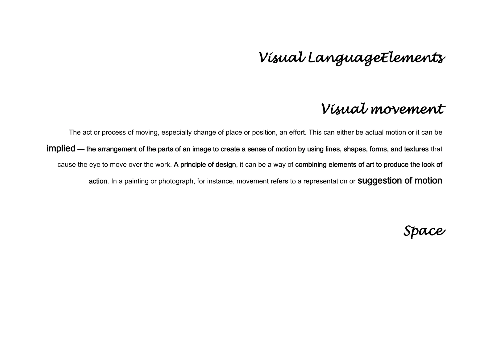 8th Visual language elements 1st quarter | DOCX | Computer Animation ...
