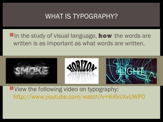 Visual language skills y9 | PPT | Design | Fine Art