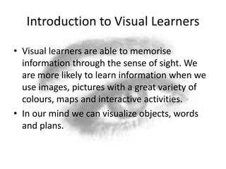 Words For Visual Learners