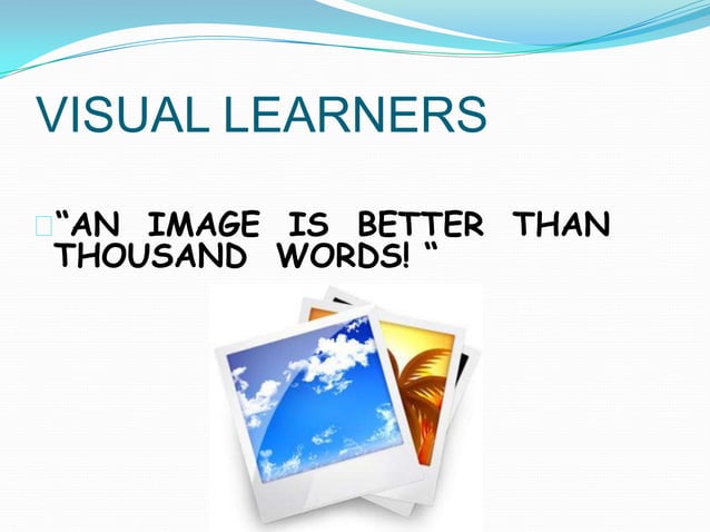 Visual learners | PPT
