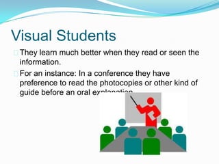 Visual learners | PPTX