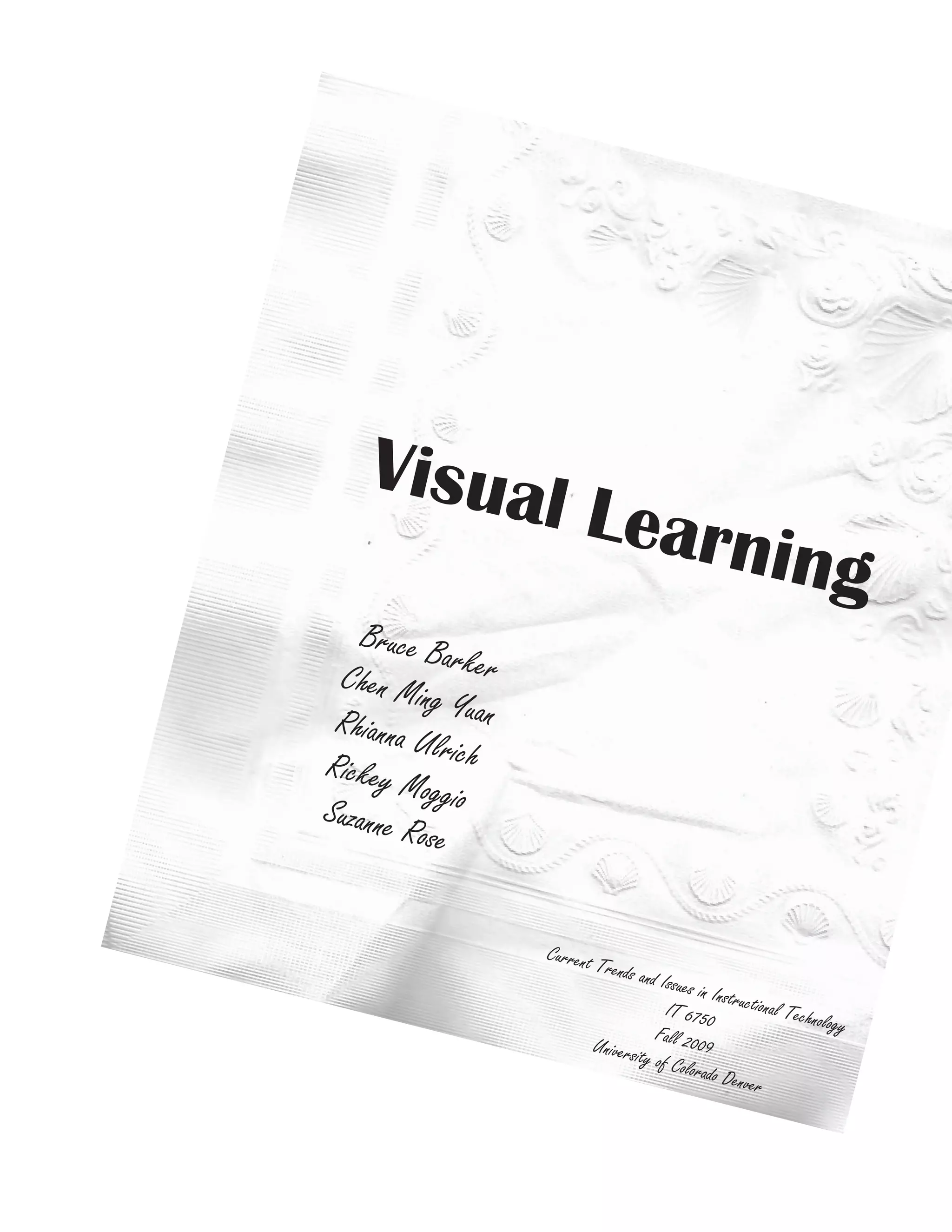Visual learning | PDF | Education