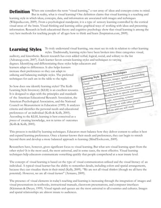 Visual learning | PDF | Education