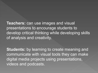 EDUC 554 Visual learning tools (rev 2019) (1) | PPT