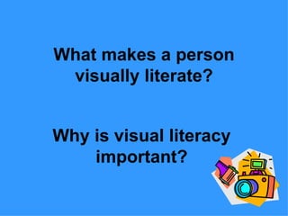 Visual literacy | PPT