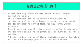Introduction to Visual Literacy English Home Language | PDF