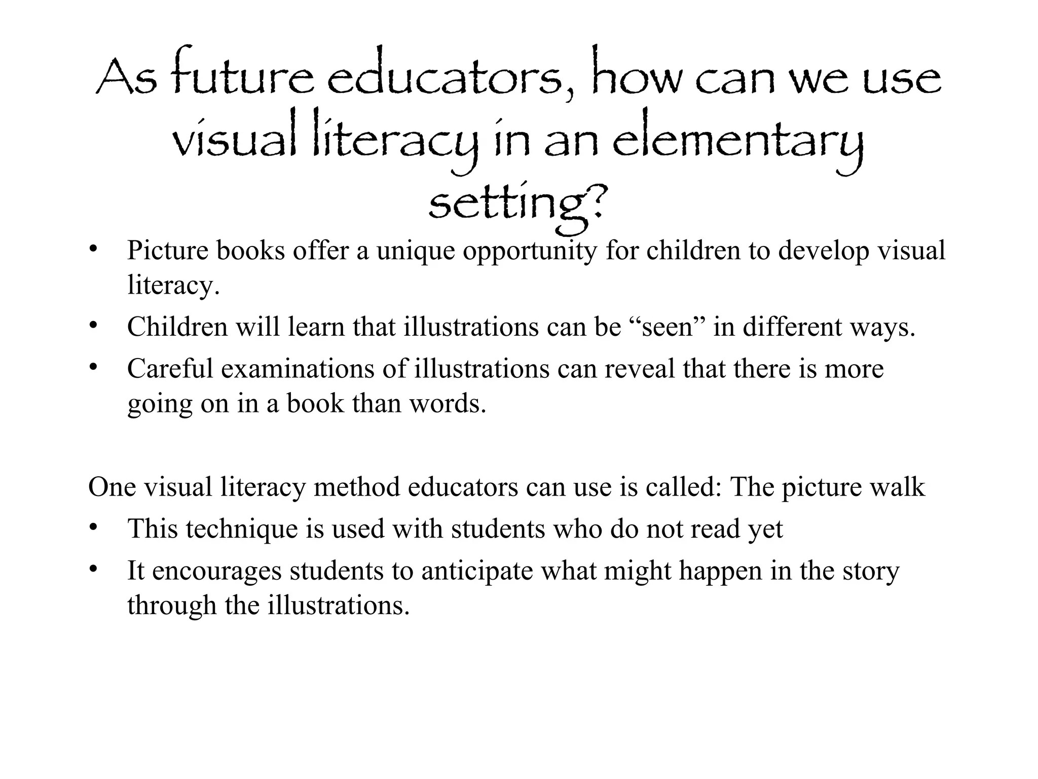 Visual Literacy And The Arts | PPT