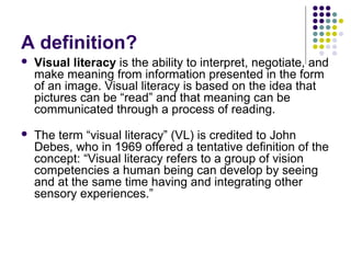 Visual literacy(a primer) | PPT