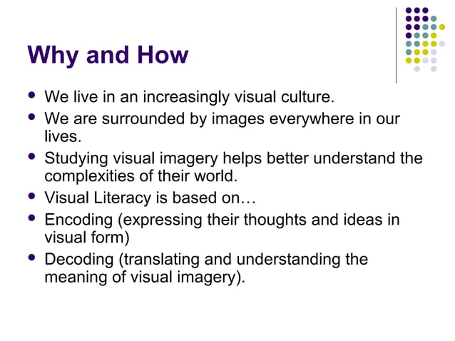 Visual literacy(a primer) | PPT