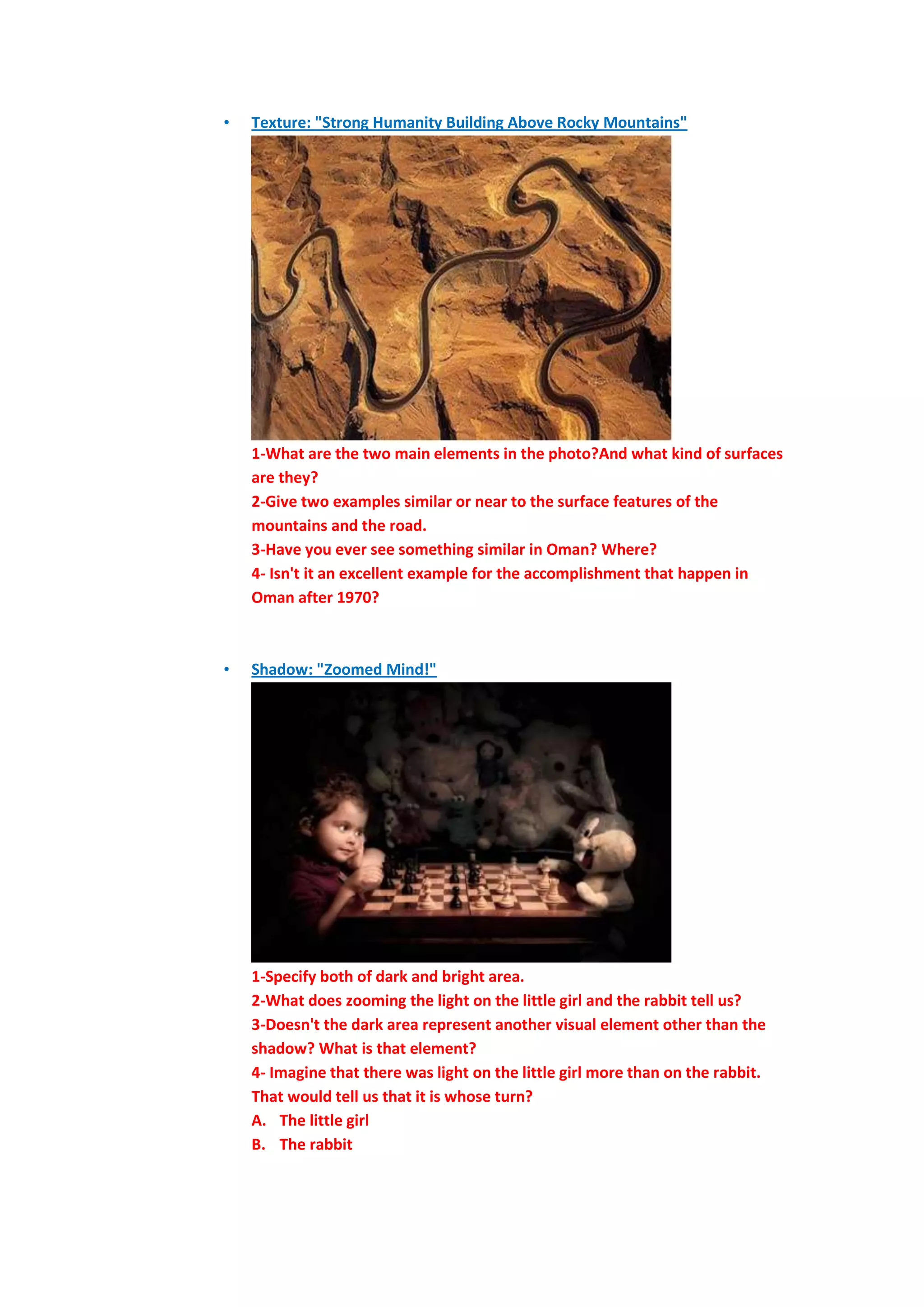 Visual literacy assessment | DOCX