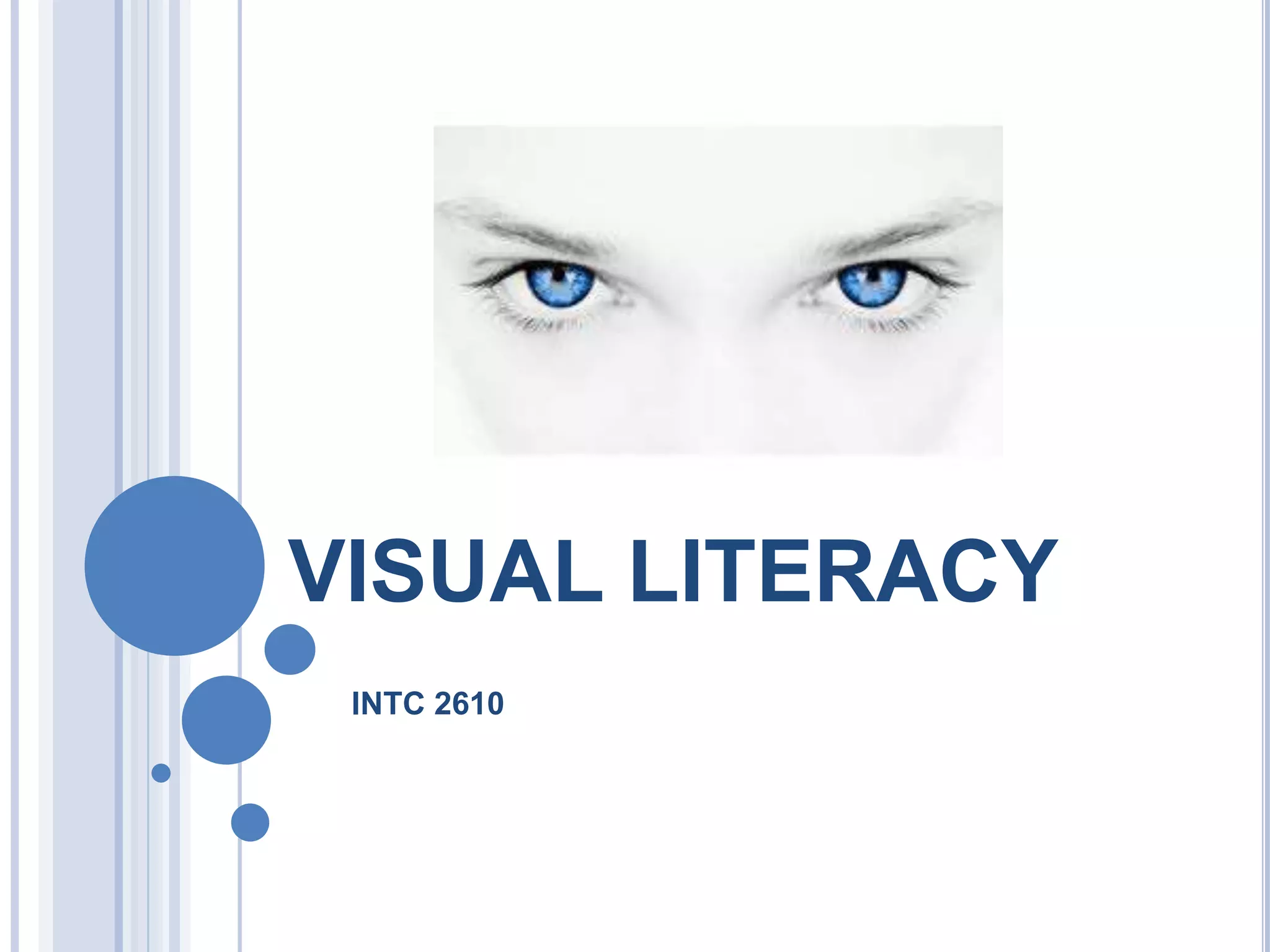 Visual literacy ppt | PPTX
