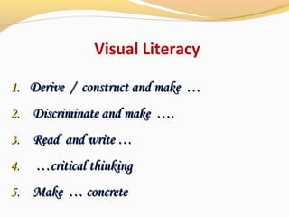 Visual literacy presentation | PPT