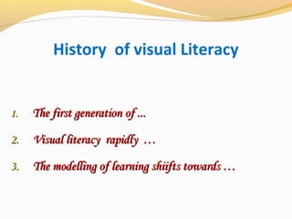 Visual literacy presentation | PPT